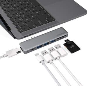 Code promo Dodocool Amazon avec un Hub USB-C Macbook pro et un dock Apple watch