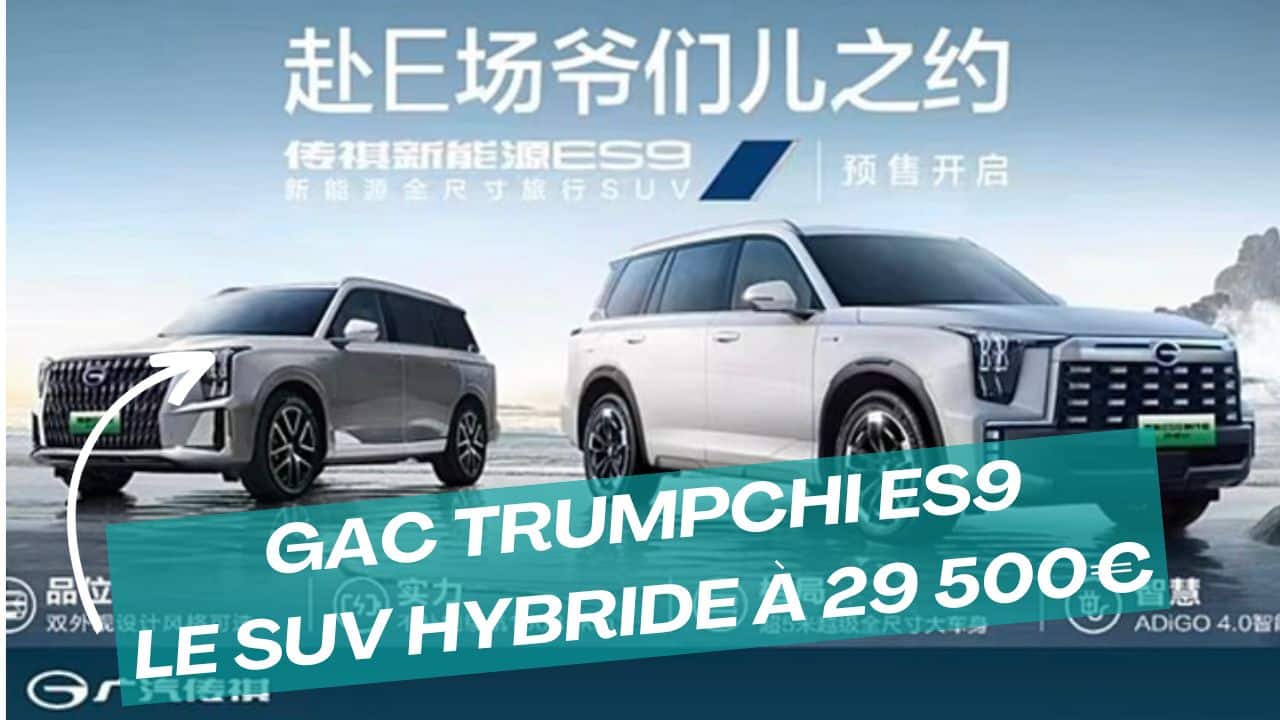 GAC Trumpchi ES9 Lance Officiellement les Préventes à Partir de 229 800 ...