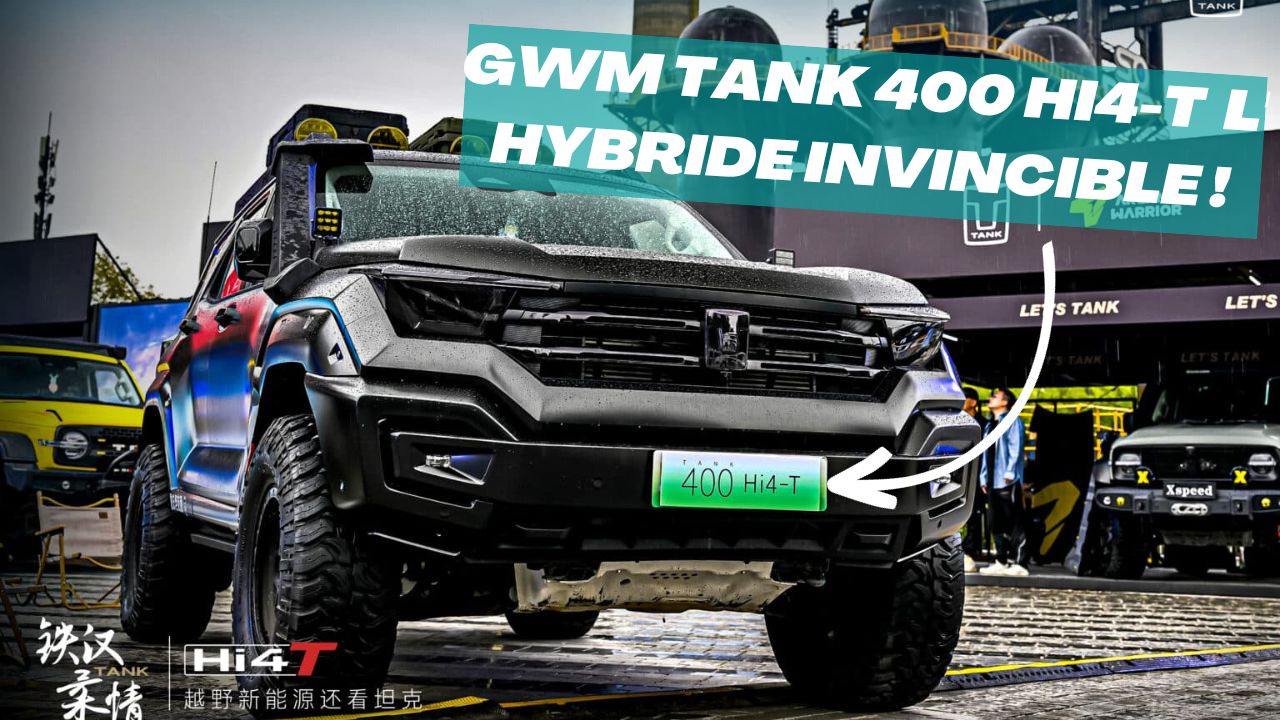 Le Tank 400 Hi4-T de Great Wall Motor débarque en Chine avec 408 ch, à partir de 38 300 USD