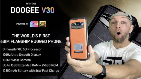 Test du Doogee V30, le smartphone robuste au Top avec D900 5G, 108MP, 4 ...