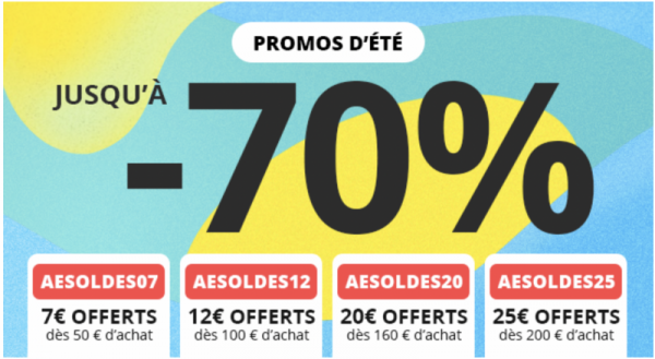 CODE & PROMOTION Aliexpress Summer sale et articles sélectionnés à ne ...