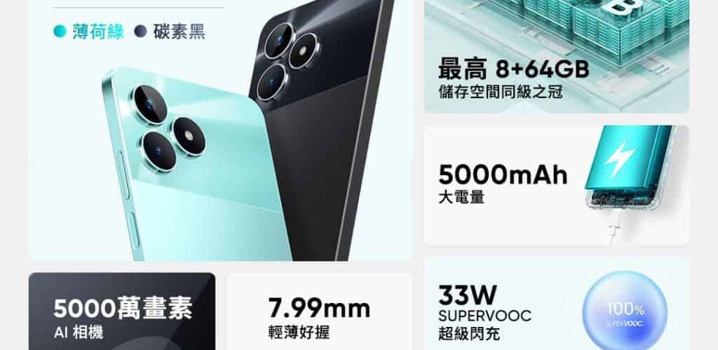 Lancement de deux nouveaux Realme : le Realme C51 débarque à Taiwan et ...