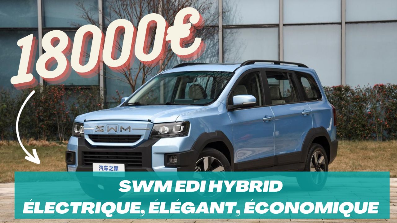 SWM Motors EDi 2023 : Le Luxe Électrique Hybrid chinois à 18000€