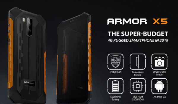 Ulefone Armor X5, un smartphone resistant 4G pas cher à moins de 100€