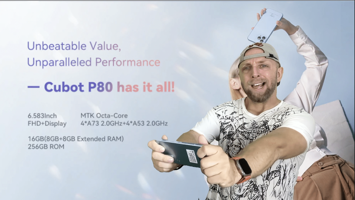 Découvrez le Cubot P80 : un smartphone Android 13 puissant avec une ...
