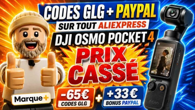 Bon plan AliExpress Marque+ : codes GLG exclusifs, PayPal et DJI Osmo ...
