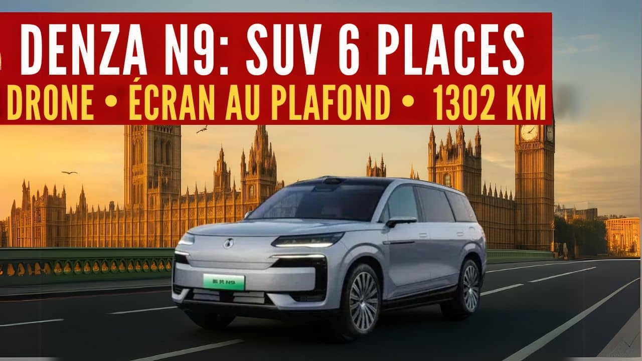 BYD Denza N9 : Le SUV 6 places ultra-luxe à 53 800 € arrive bientôt… avec drone intégré et écran ...