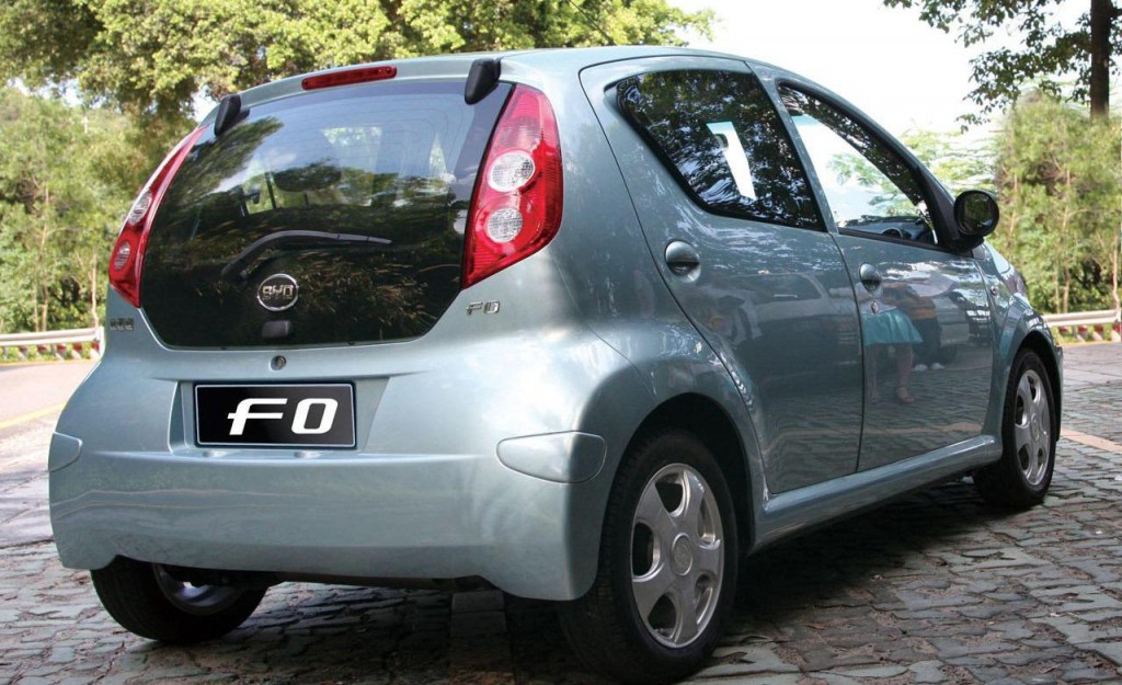 FO de BYD - la voiture micro-citadine chinoise