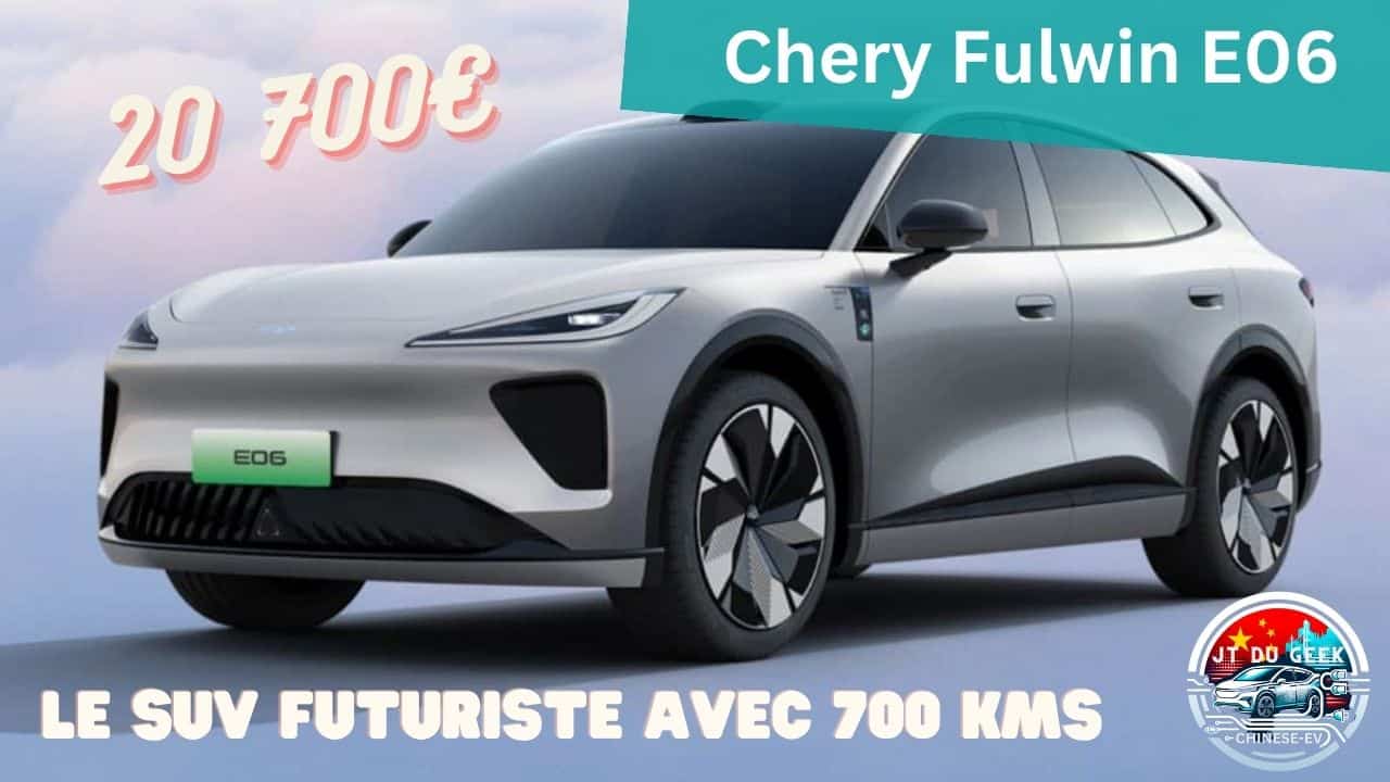 Découvrez le Chery Fulwin E06 : Un SUV intelligent entre 20,700 et 27,600 Euros