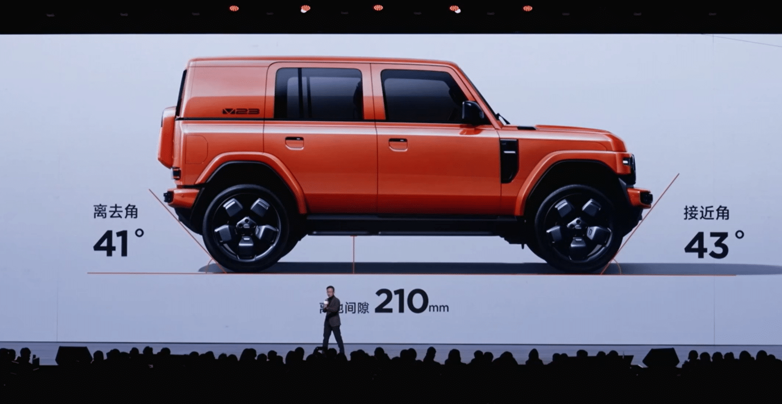 Chery iCar V23 : Le SUV Électrique Off-Road dès 13 700 USD avec 501 km d’Autonomie