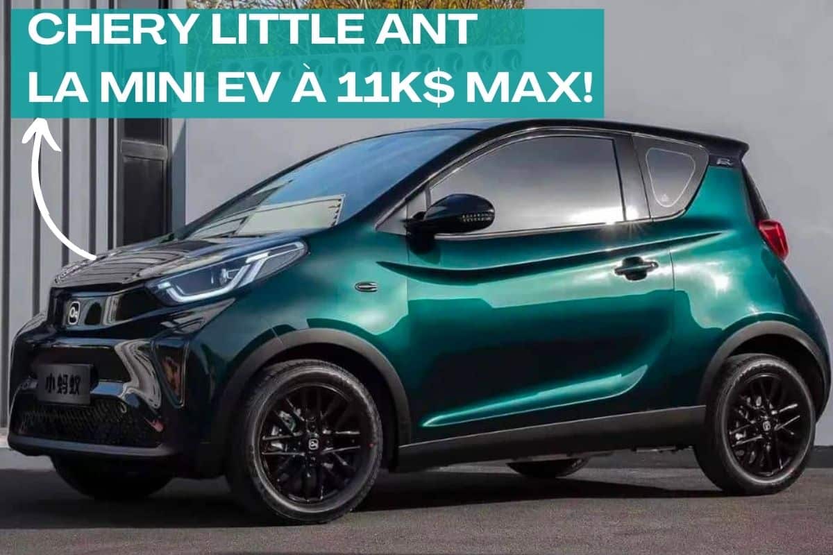 Chery Lance la Chery Little Ant en Chine , la Mini EV à 11 000$ max!