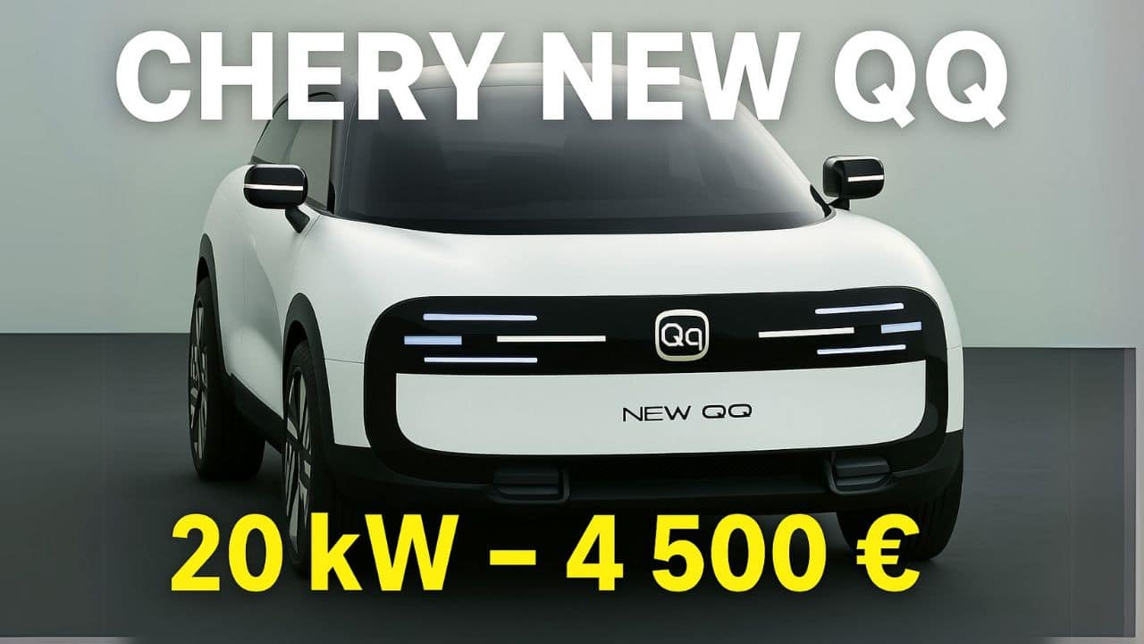 Chery QQ EV 2025 : Une nouvelle arme à moins de 5 000 € pour concurrencer la Wuling Mini EV