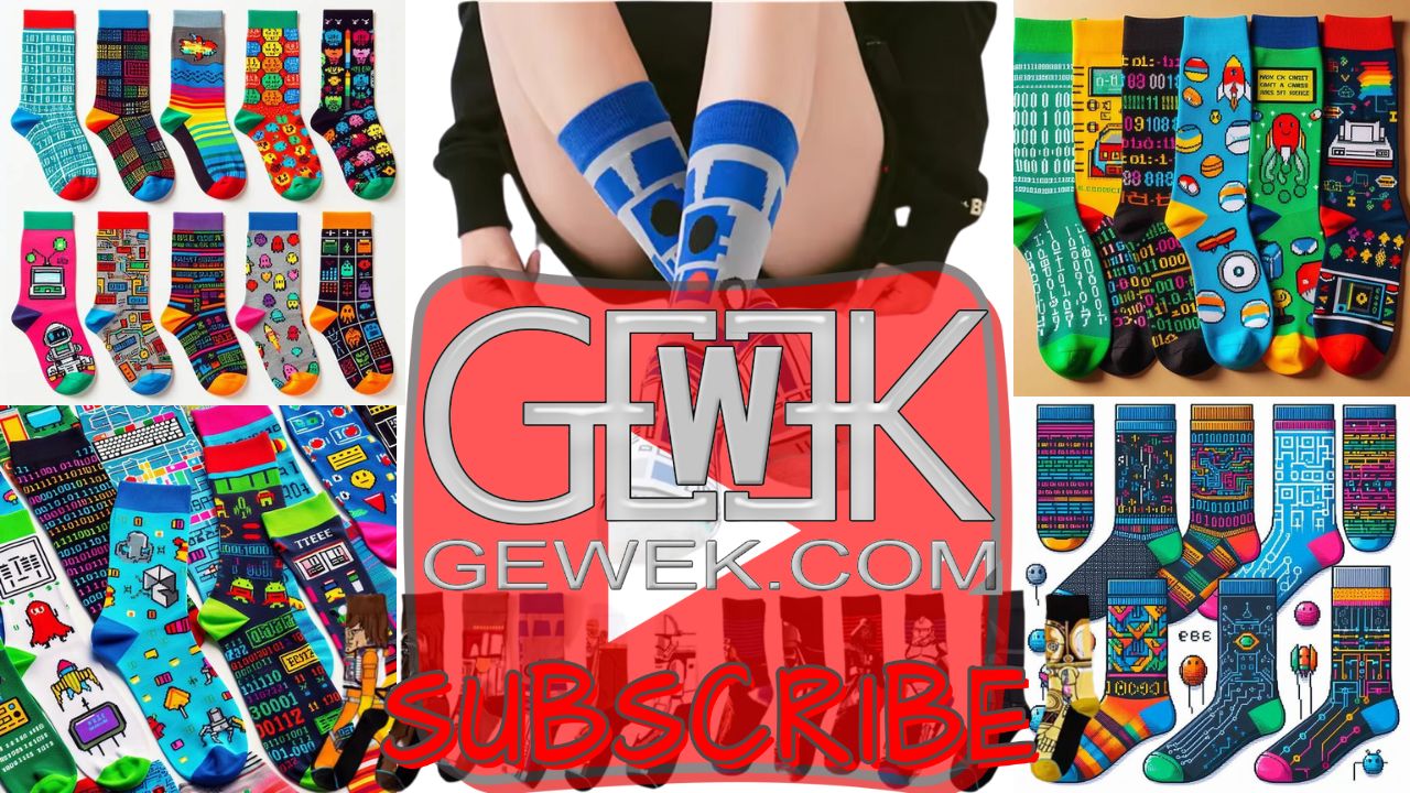 Gewek fait son grand retour : Découvrez les Chaussettes Geek par GLG
