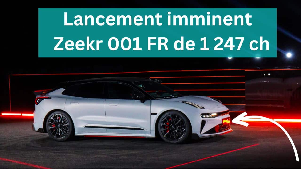 Lancement imminent de la Zeekr 001 FR avec sa puissance époustouflante ...