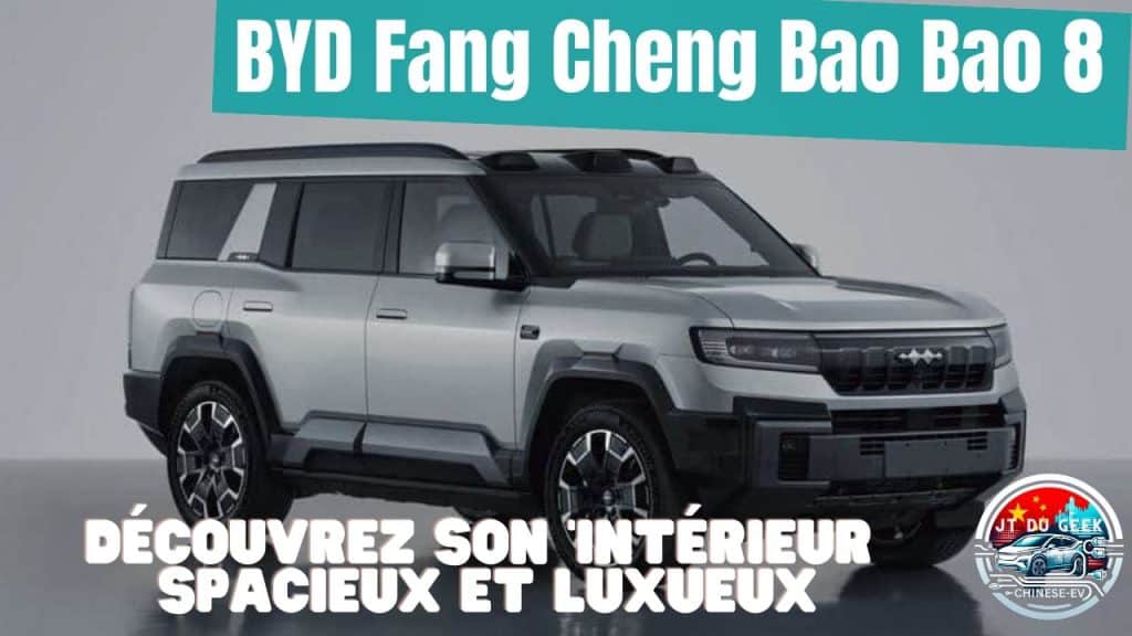 Le nouveau BYD Fang Cheng Bao Bao 8 Dévoile Son Intérieur.