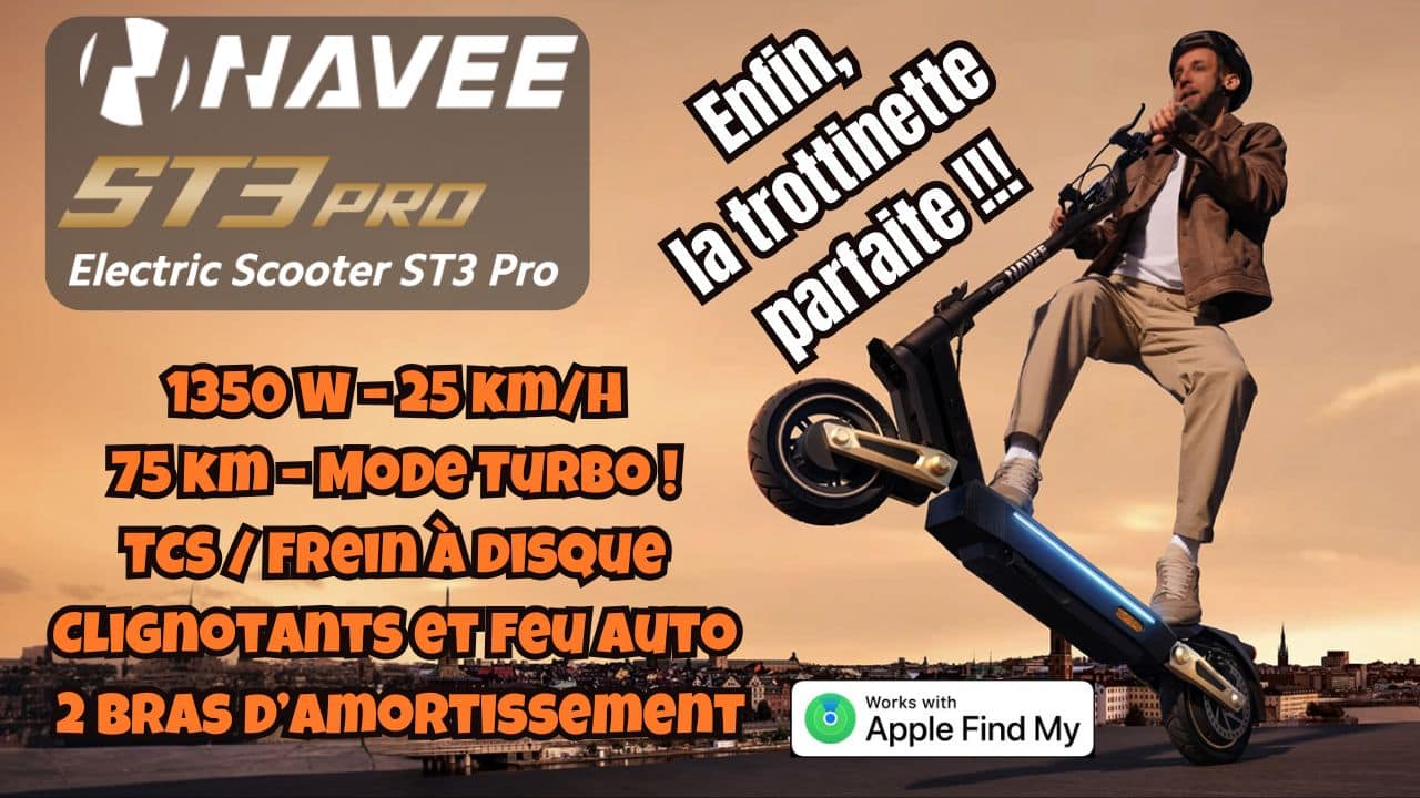 Test de la Navee ST3 Pro : La trottinette électrique puissante et ...