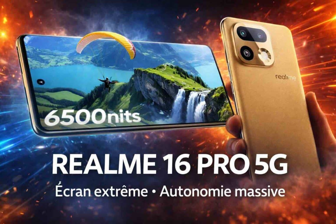 Realme 16 Pro 5G : le smartphone qui veut redéfinir l’équilibre du ...