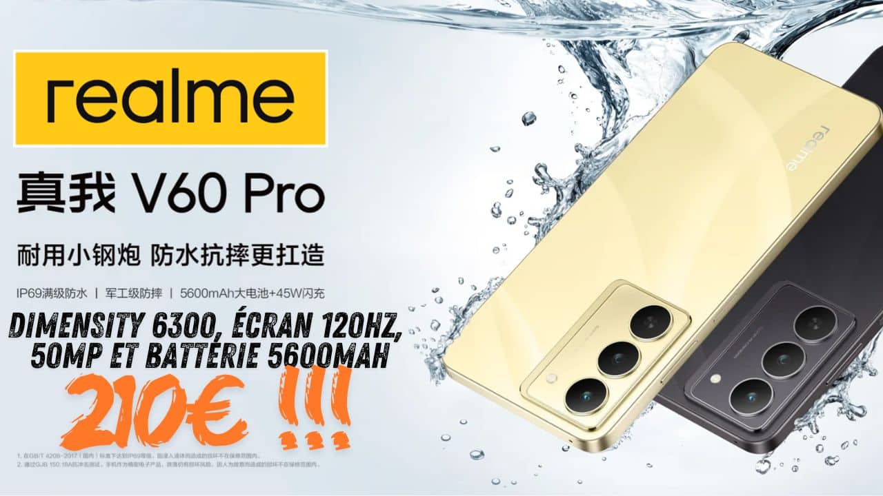 Realme V60 Pro : Un smartphone puissant et abordable avec batterie ...