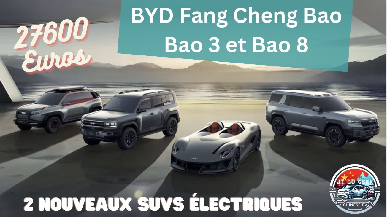 BYD Fang Cheng Bao révolutionne le marché avec ses SUVs Bao 3 et Bao 8 à partir de 27 600