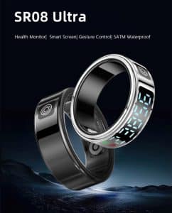 Rogbid SR08 Ultra , la bague connectée ou Le premier anneau intelligent au monde avec écran ...