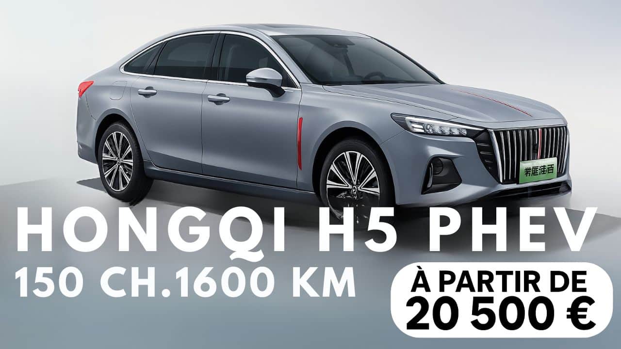 Nouvelle berline H5 PHEV de Hongqi : 1 600 km d’autonomie combinée pour défier la Honda Accord