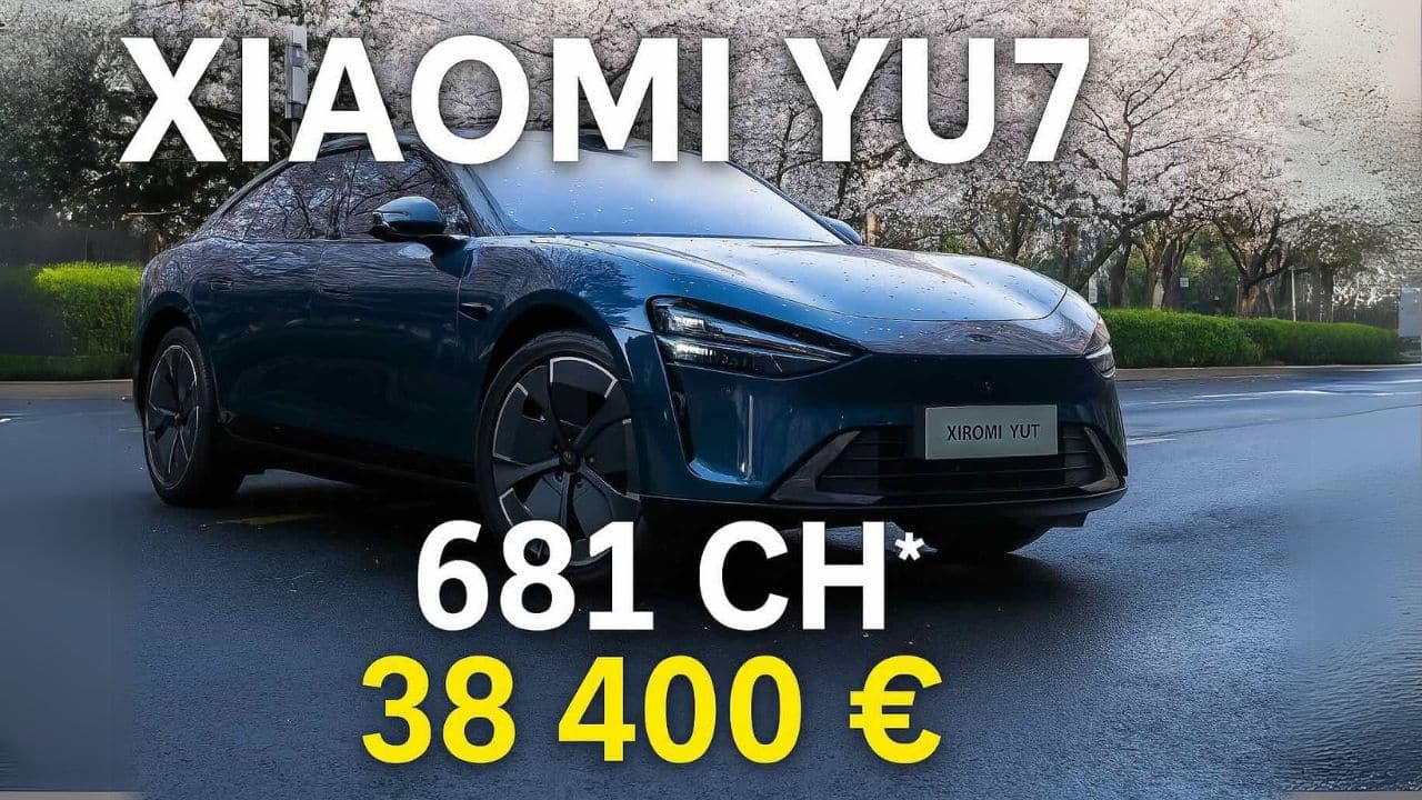 Xiaomi YU7 : le SUV électrique de 681 ch attendu en Chine dès 38 400 € HT